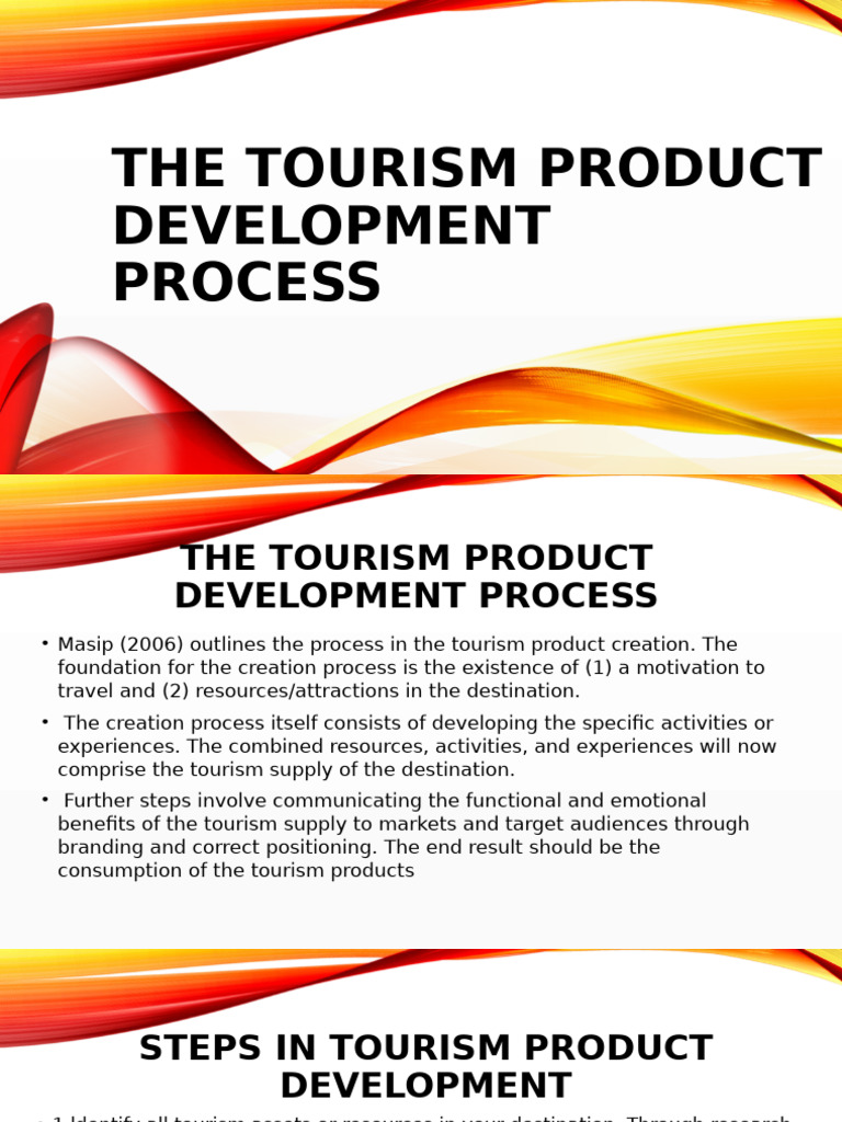 THE TOURISM PRODUCT DEVELOPMENT PROCESS | PDF