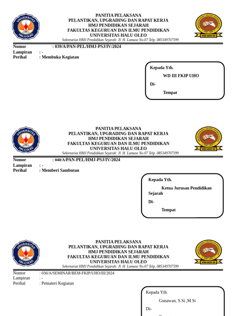 Amplop HMJ PSJ 2024-2025 | PDF
