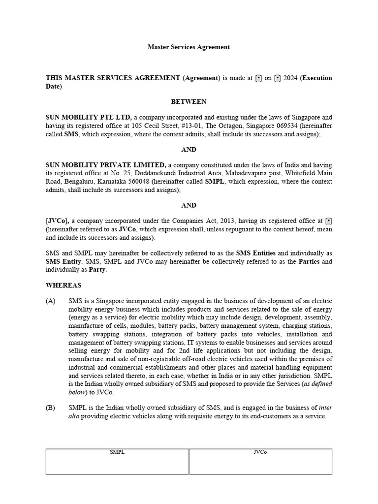 04 - Master Services Agreement | PDF
