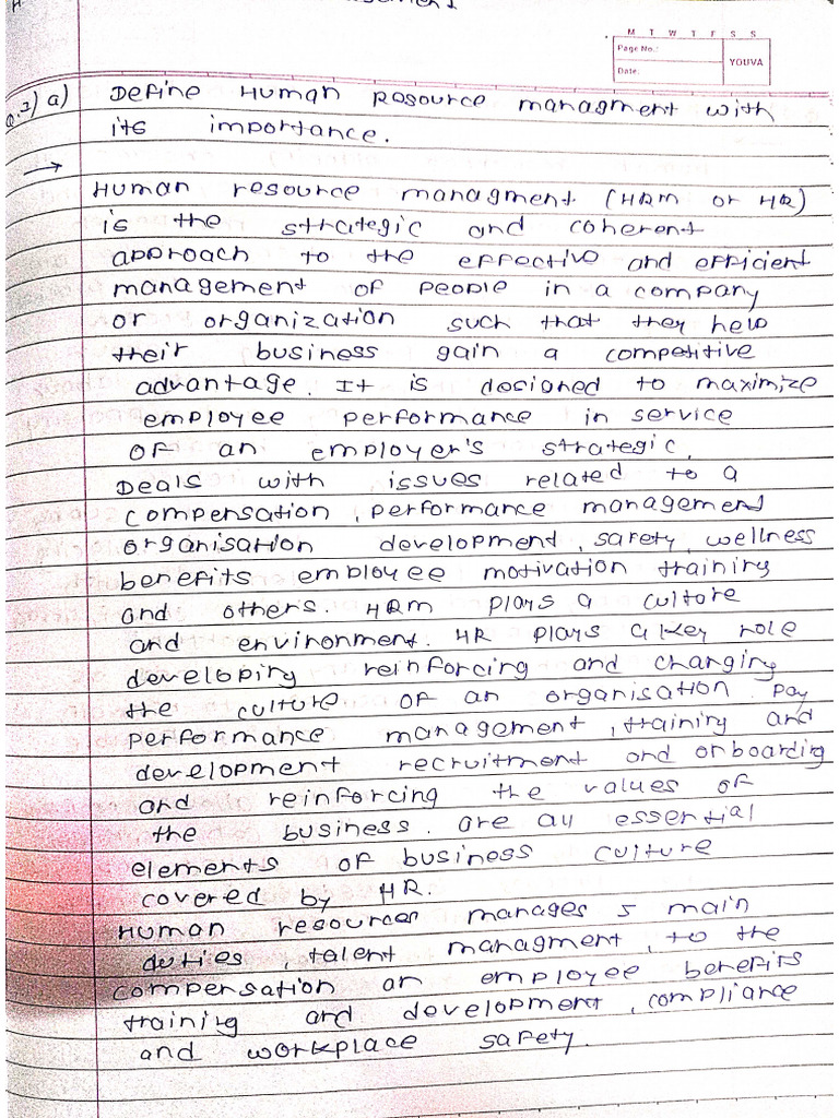 Human Resource Management SETI | PDF