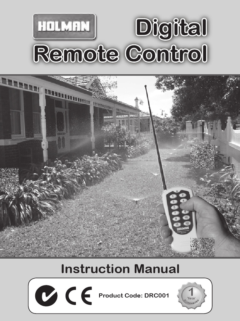 Remote control manual | PDF