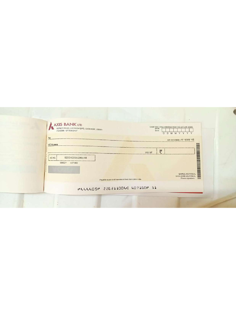 Cheque | PDF