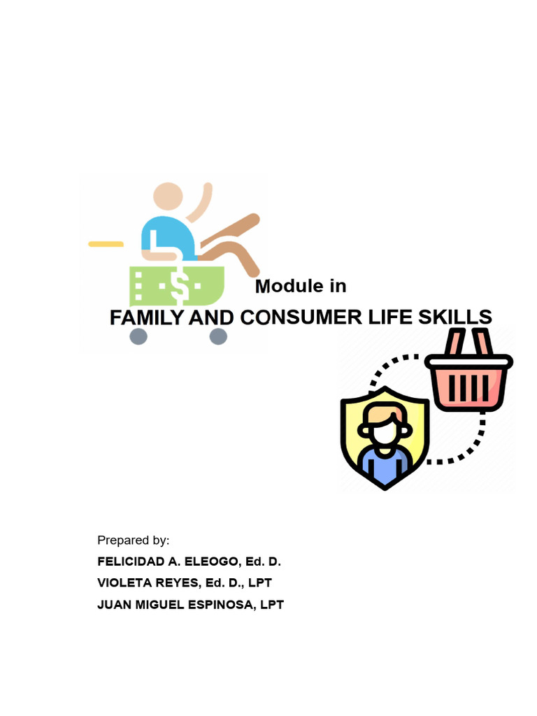 Family and Consumer Life Skills Module | PDF