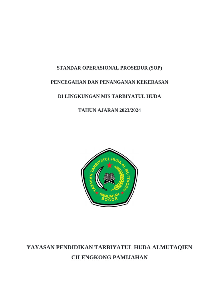 Sop TPPK Tarhud | PDF