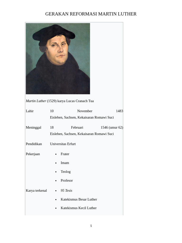 Martin Luther | PDF