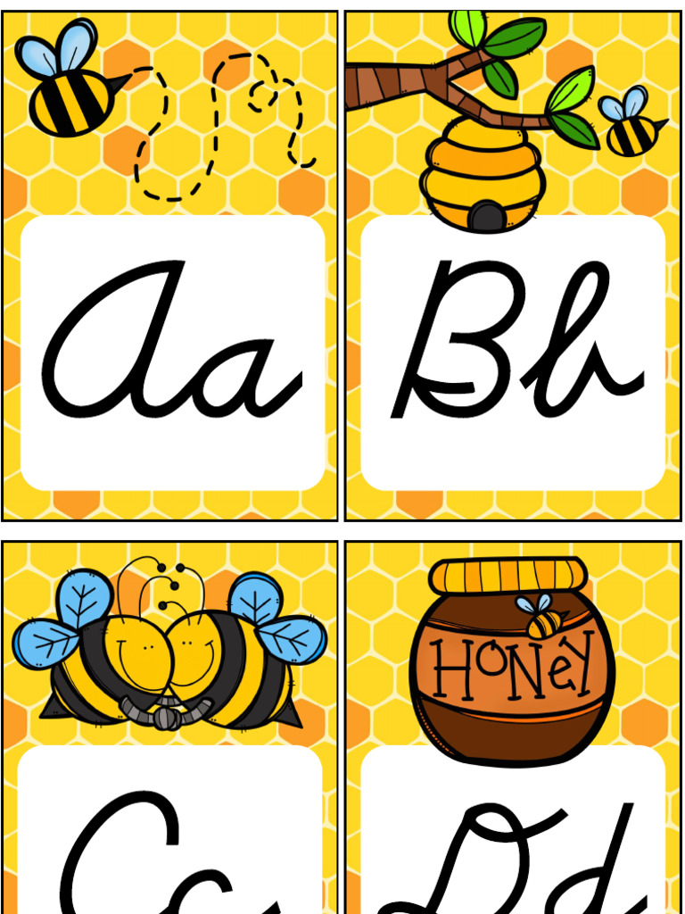 ABC Number Banner Cursive | PDF