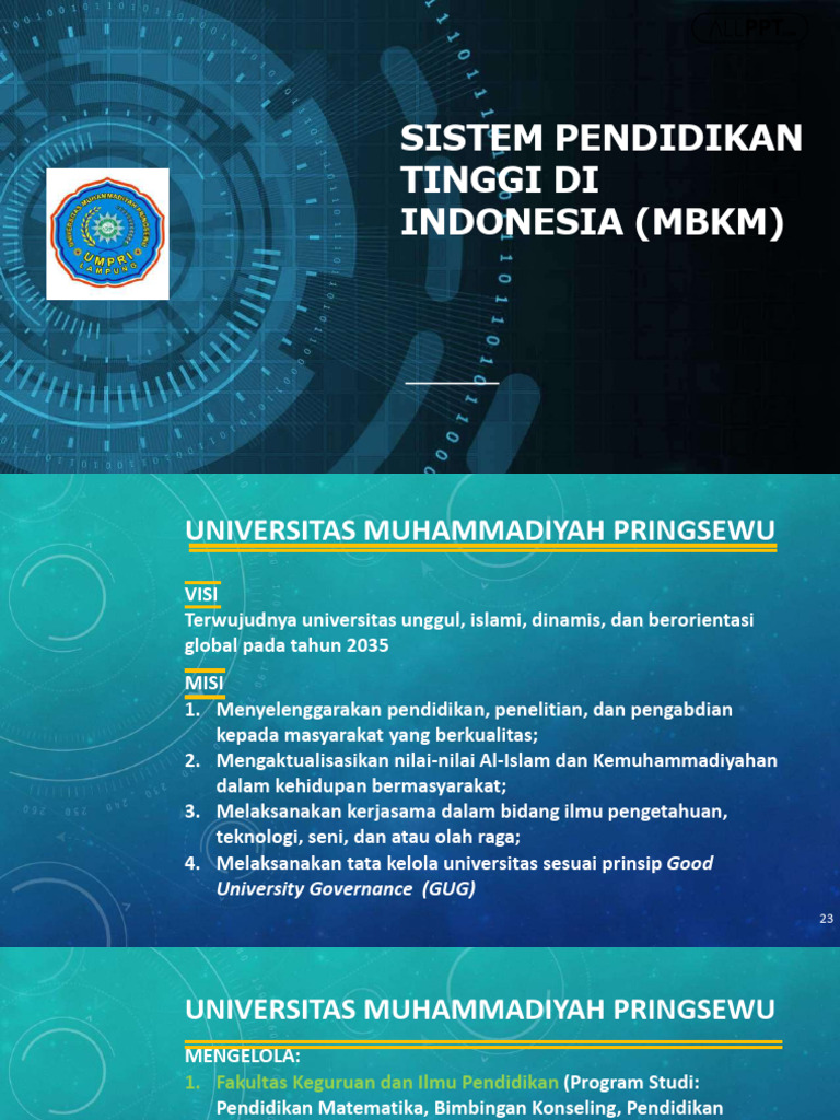 Materi Bidang Akademik PKKMB Umpri 2023-2024 | PDF