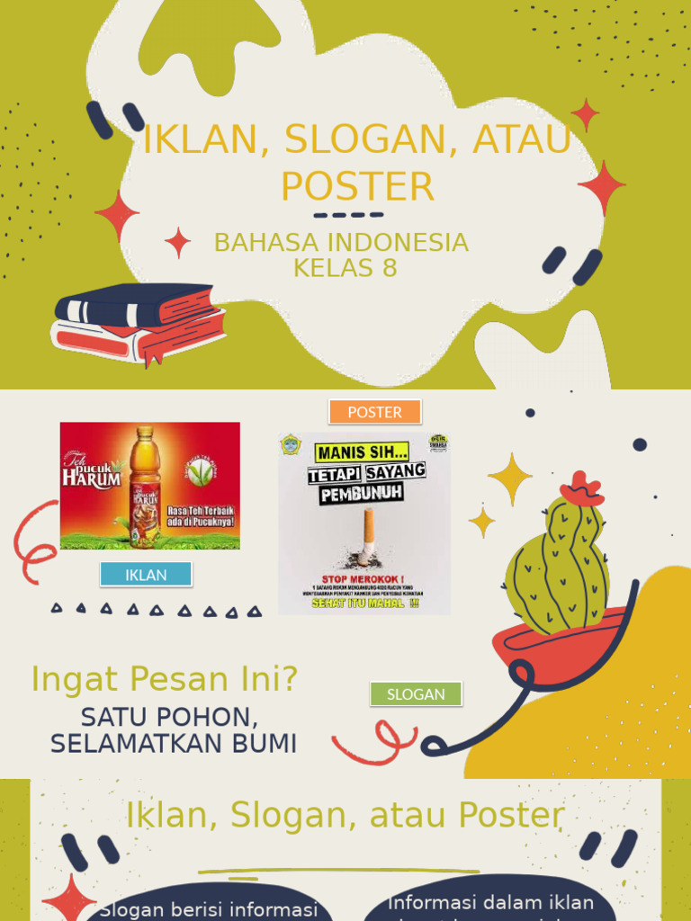 Iklan, Poster, Slogan Kls 8 (Autosaved) | PDF