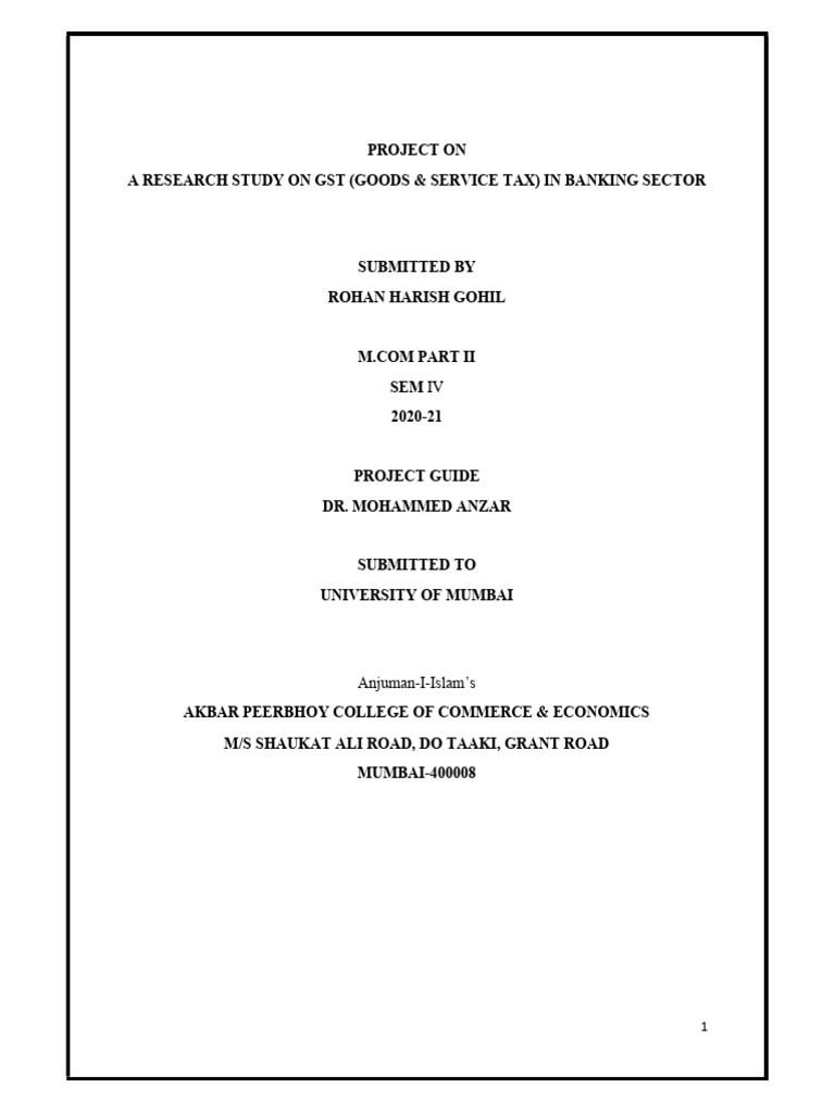 Black Book Project | PDF