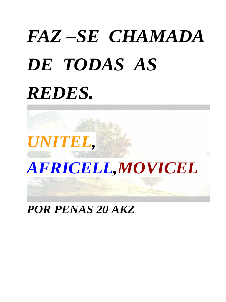 PARFLENTO DE CHAMADA | PDF