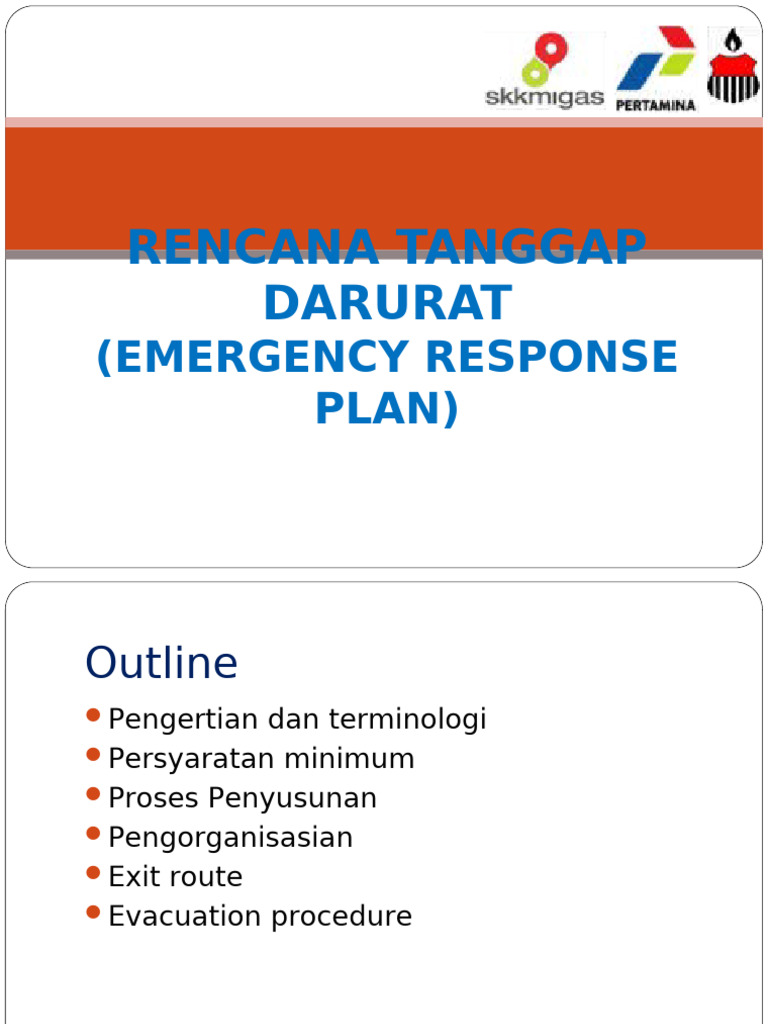 Rencana Tanggap Darurat Terintegrasi | PDF | Risk | Civil Defense
