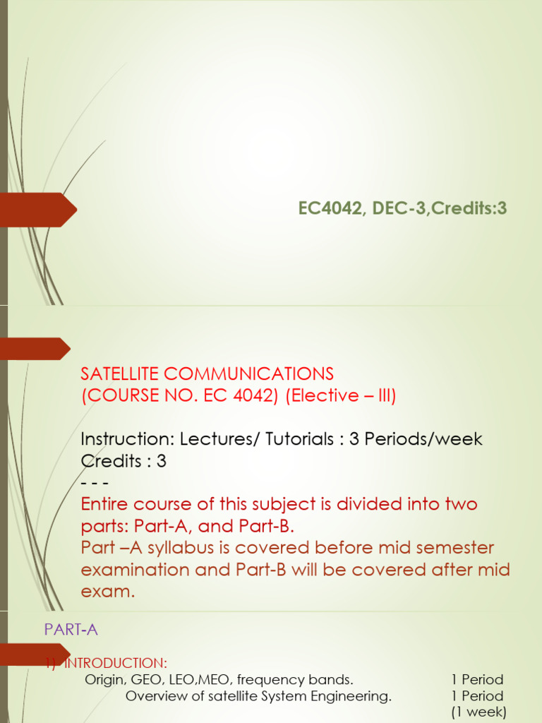 Ch1 Introduction Satcomm | PDF