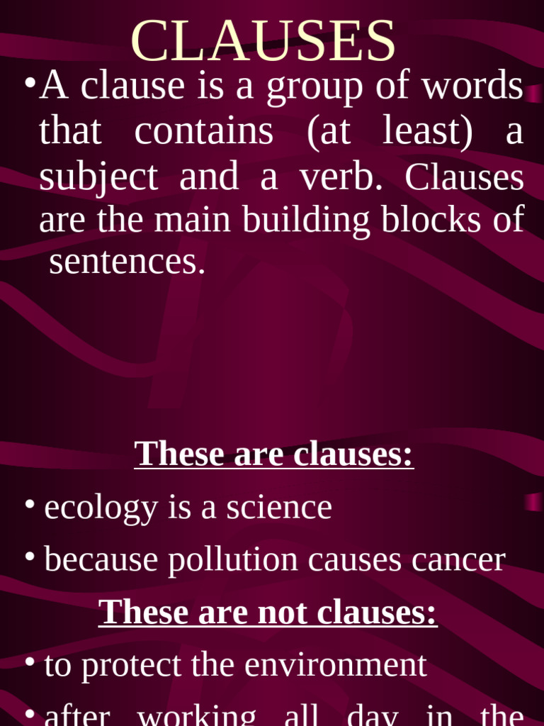 Clauses | PDF