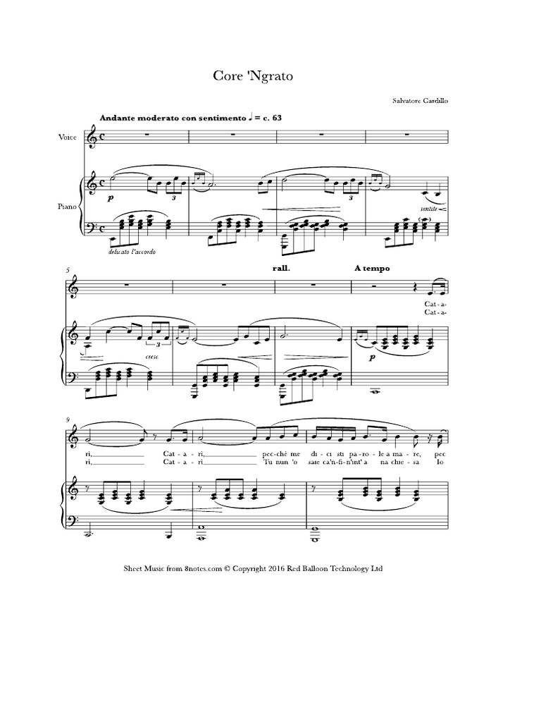 Core 'Ngrato 1 | PDF