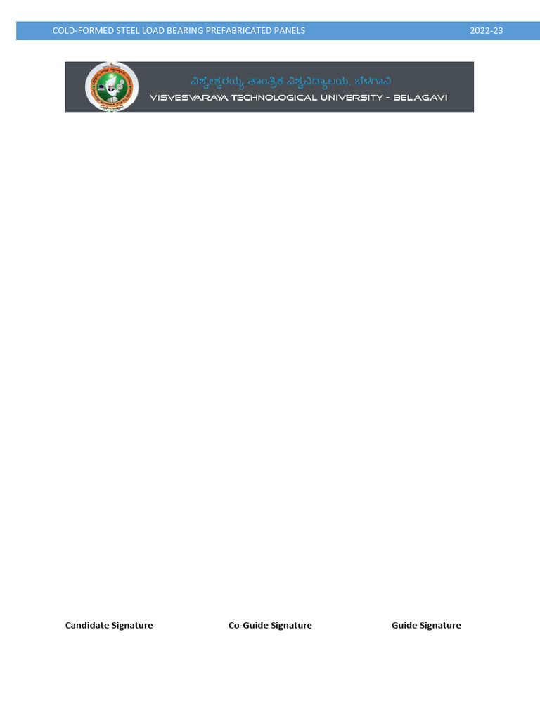 Cold-Formed Steel Load Bearing Prefabricated Panels | PDF