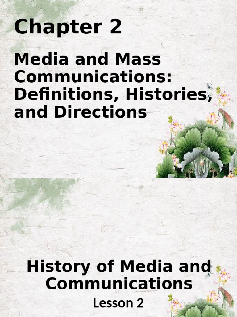 CHAPTER 2 Lesson 1 and 2 | PDF