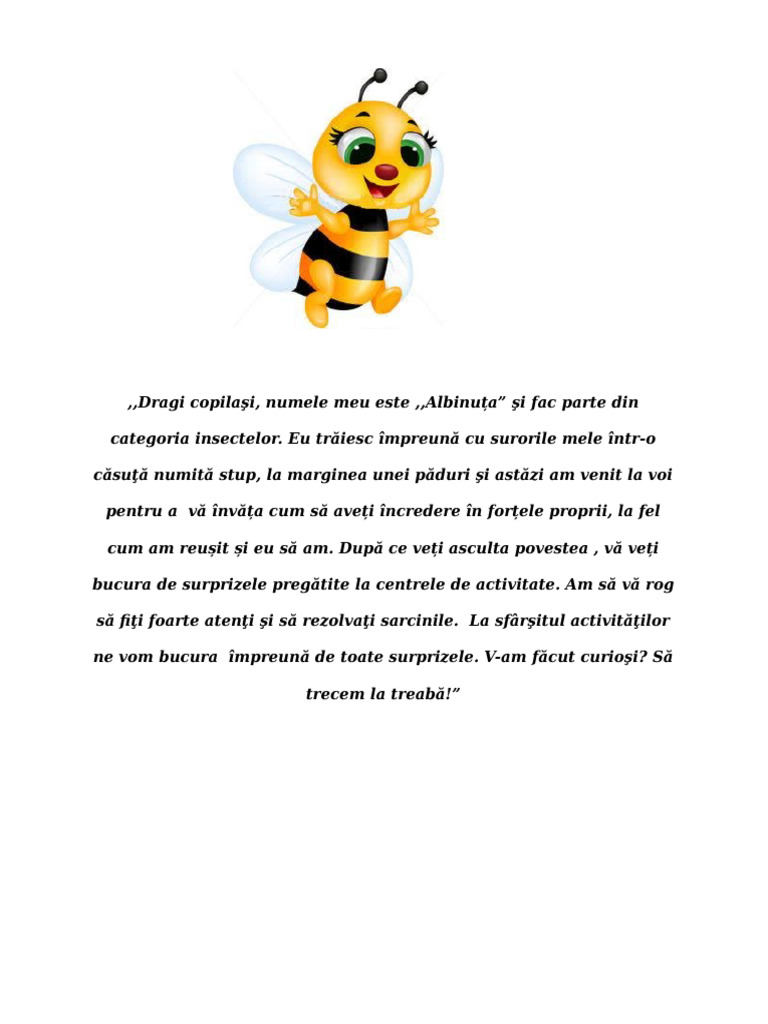 Scrisoare albinuta | PDF