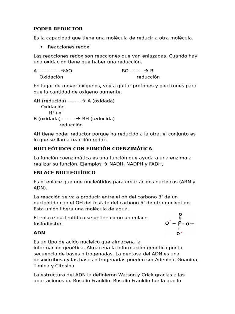 Poder Reductor | PDF