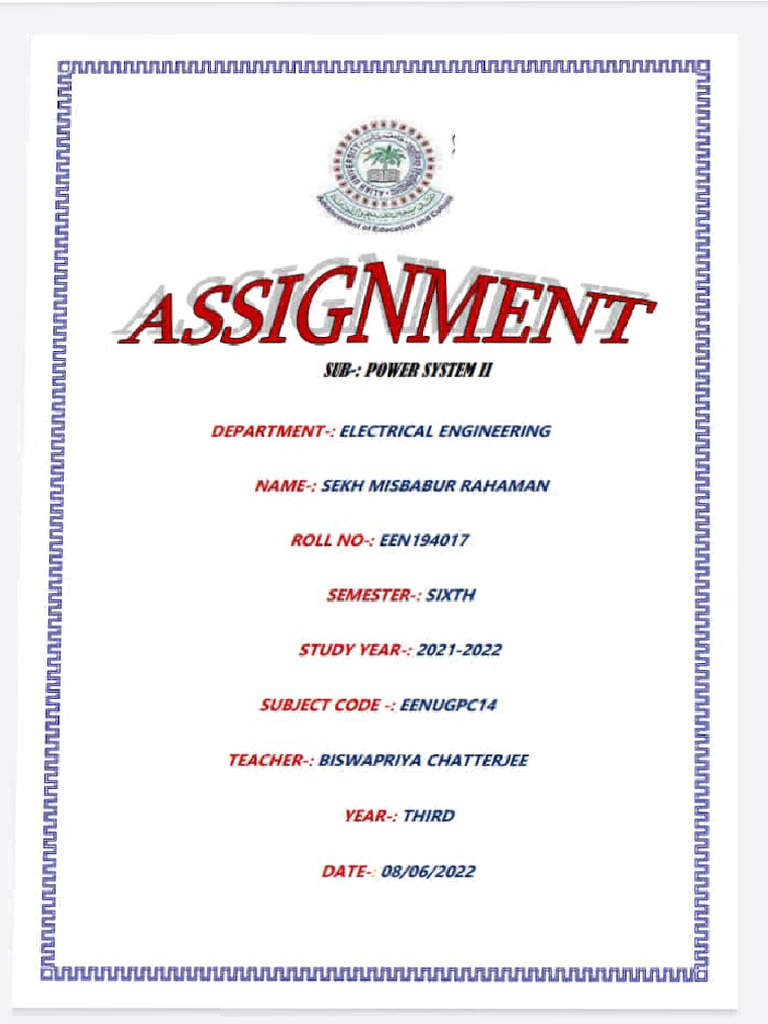 Een194017 - Power System Ii | PDF