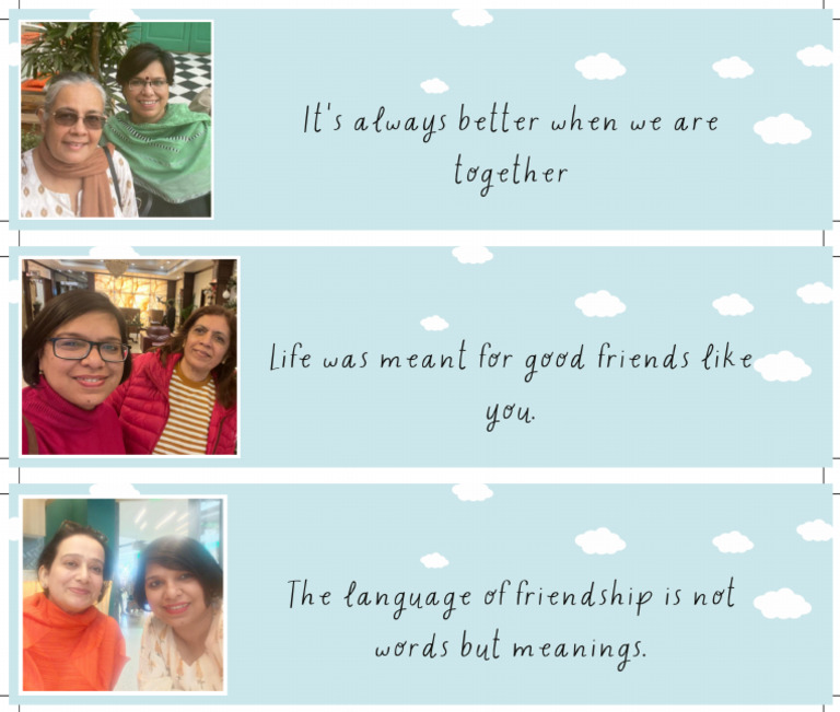 Vintage Friendship Motivational Quote For Google Classroom Header | PDF