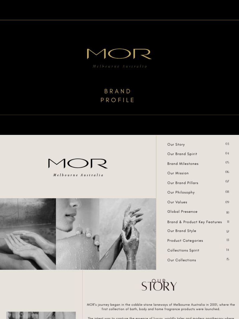 MOR Brand Presentation FINAL | PDF