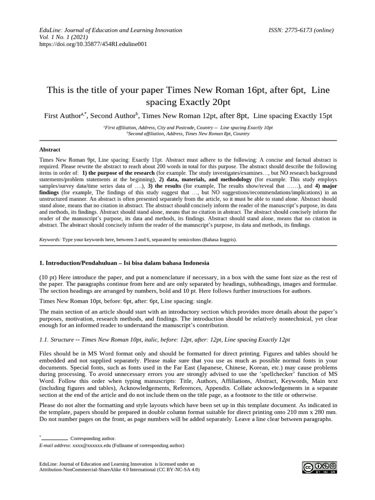 Template EduLine | PDF