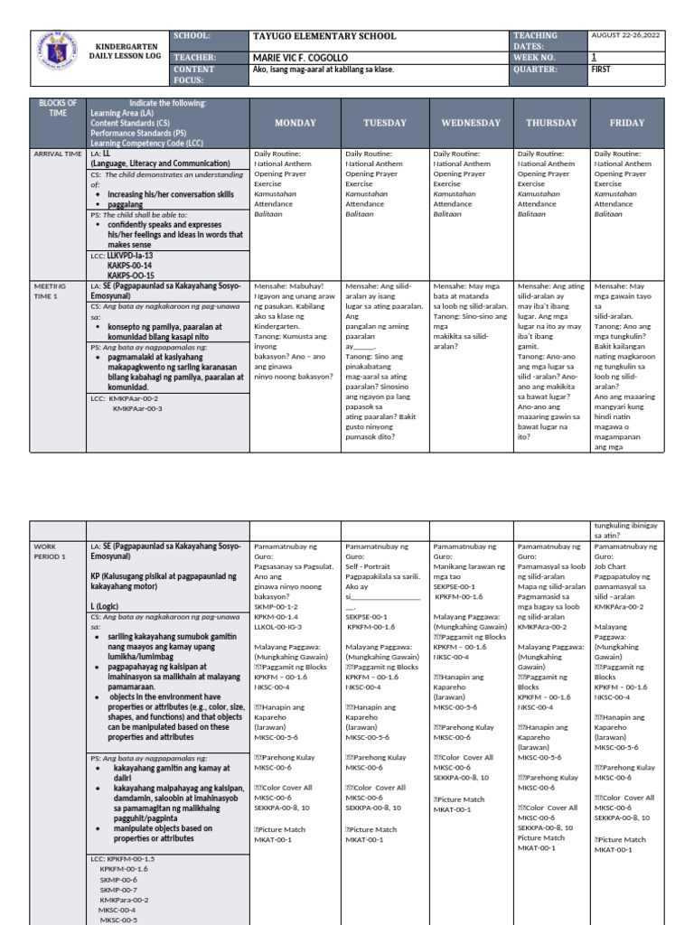 DLL Kinder W1 | PDF