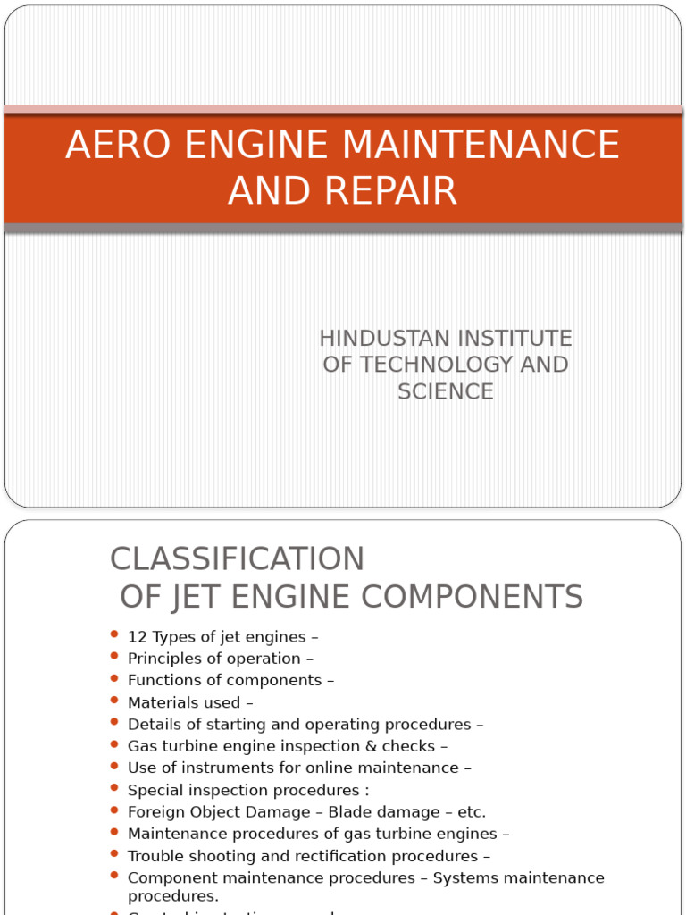 Aero Engine Maintenance and Repair Unit 4 | PDF | Jet Engine ...