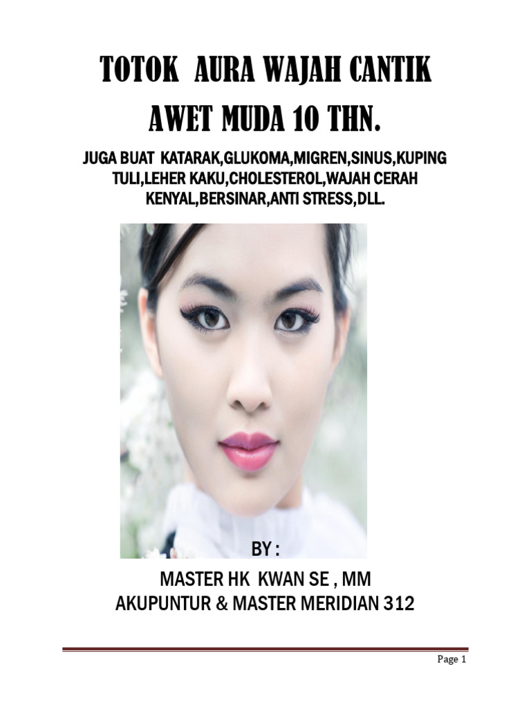 Totok Wajah Meridian 312.4 Updated 16 Juli | PDF