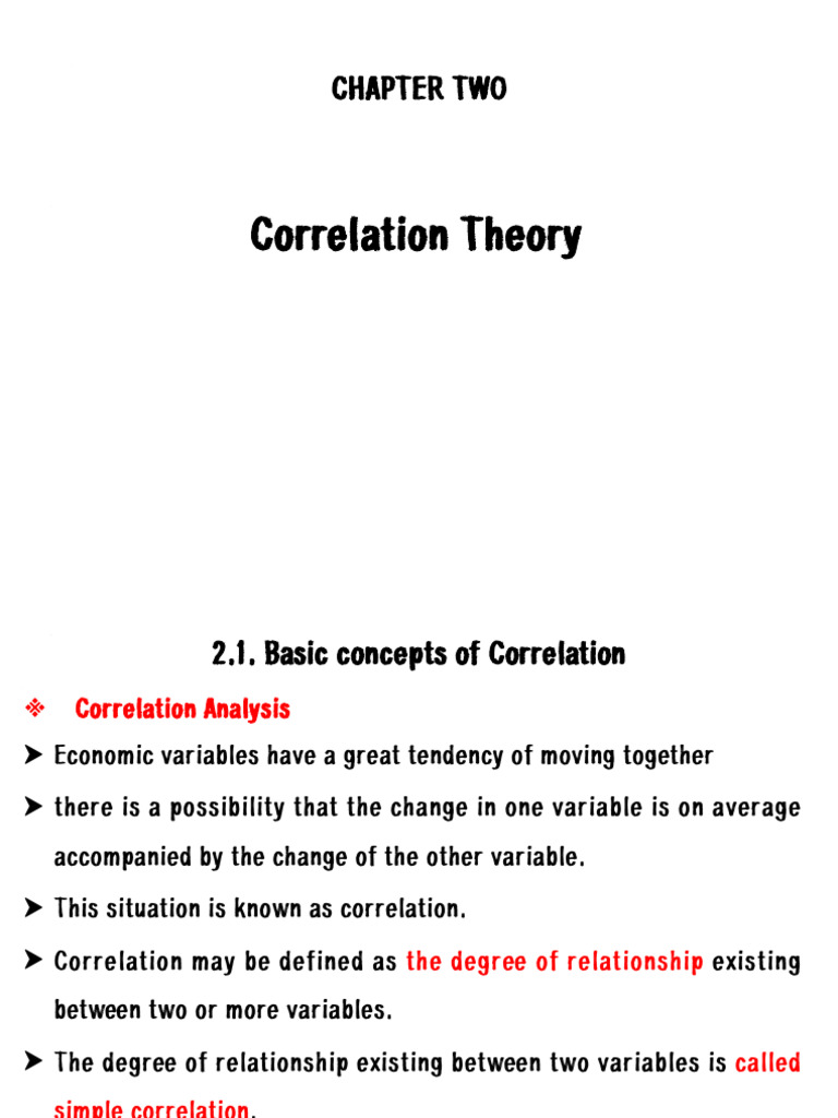 1.2. Ch-2 - Correlation Theory-1 | PDF