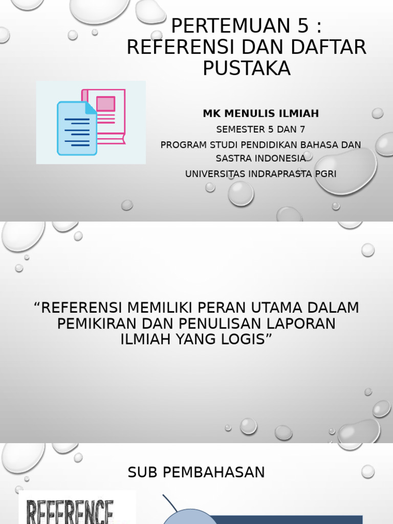 PERTEMUAN 5_MK MENULIS ILMIAH | PDF