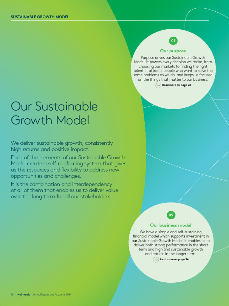 Halma Ara24 Sustainable Growth Model | PDF | Sustainability | Mergers ...