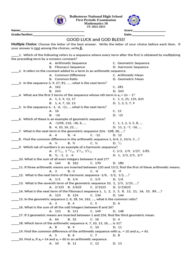 First-Periodic-test-gob | PDF