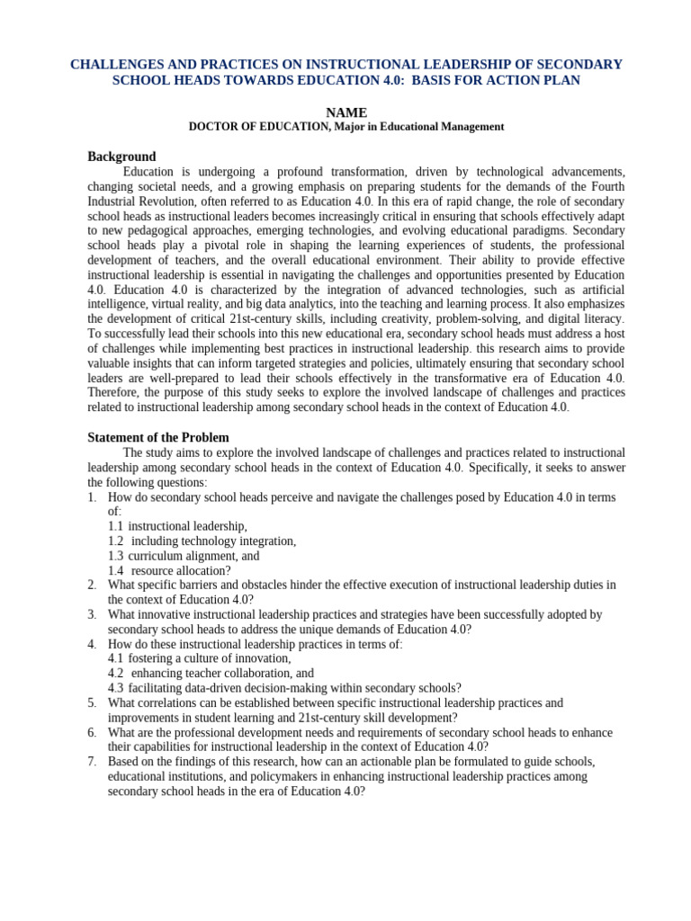 GS 3 Research Titles Brief Background SOP or Research Questions | PDF ...