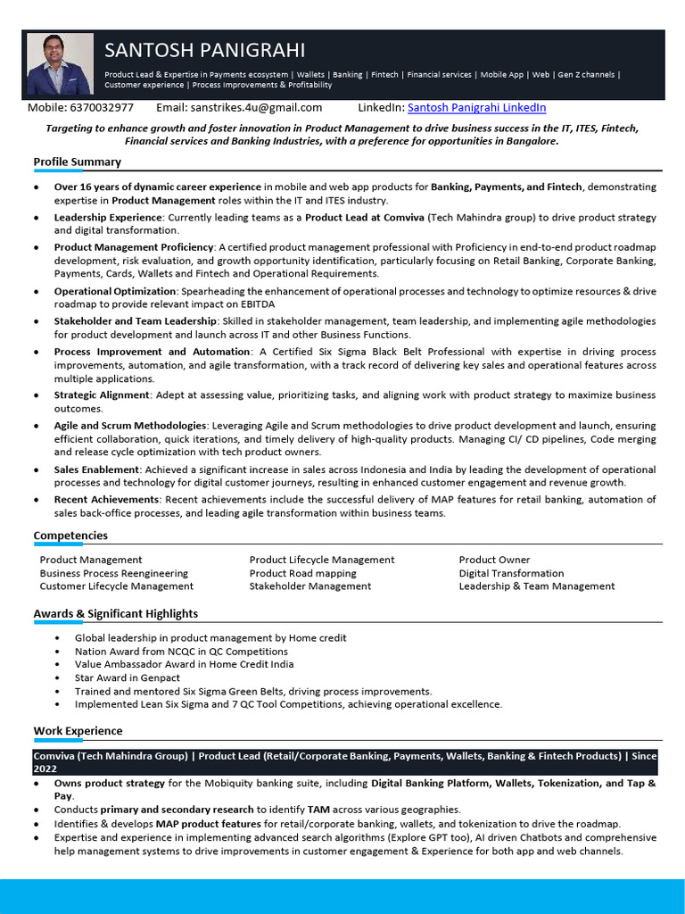 Santosh CV NEW | PDF