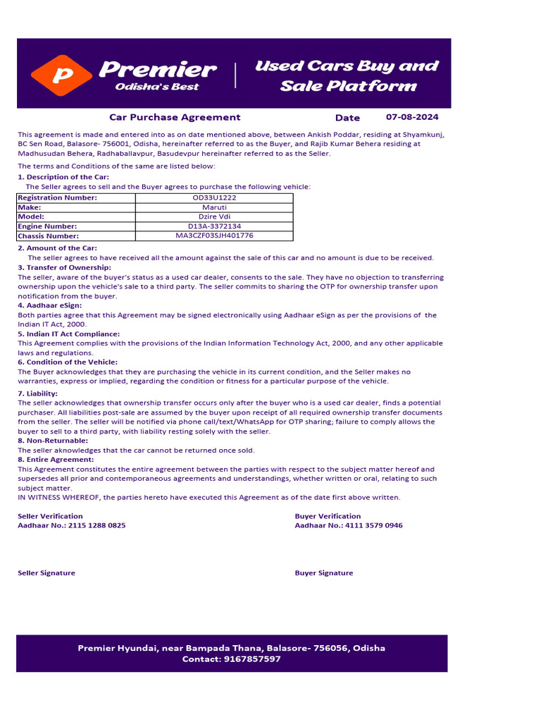 1222 Purchase Esign | PDF