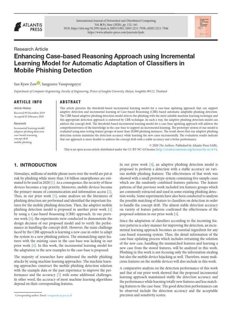 Enhancing Case-Based Reasoning Approach Using Incremental Learning Model For Automatic ...