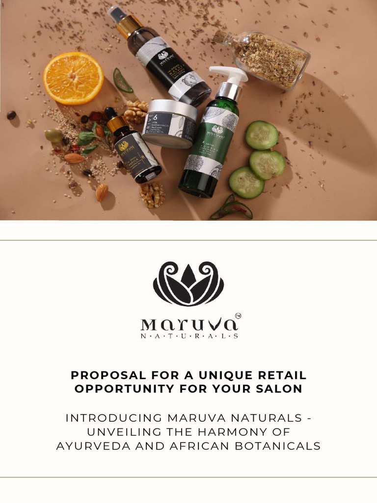 Maruva Naturals Salon Proposal - No Pricing Compressed - Compressed ...