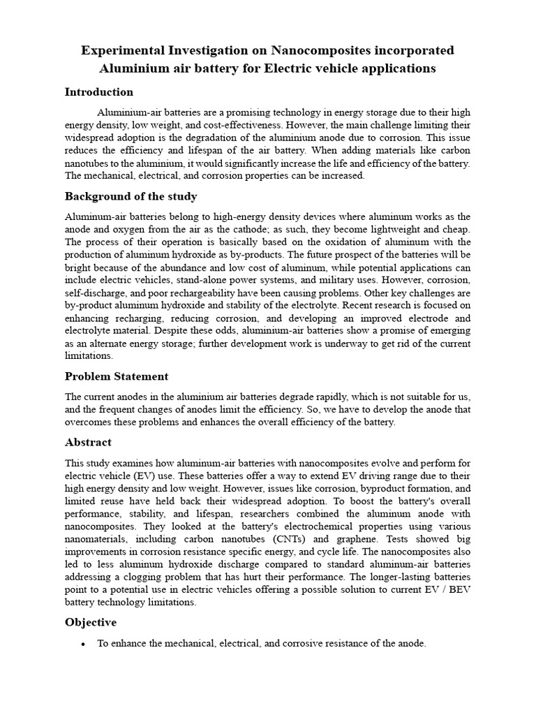 Kanishk Batch - Modified Report | PDF | Aluminium | Nanocomposite
