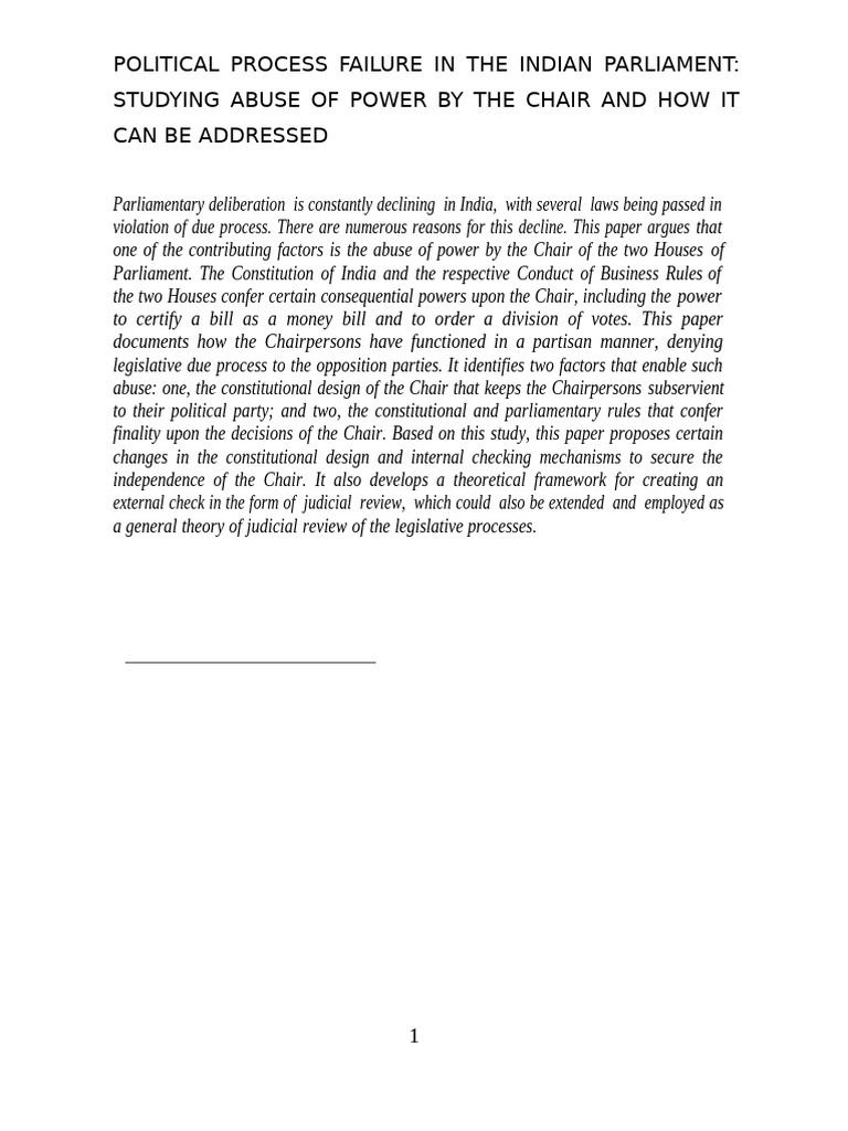 Consti II Project | PDF