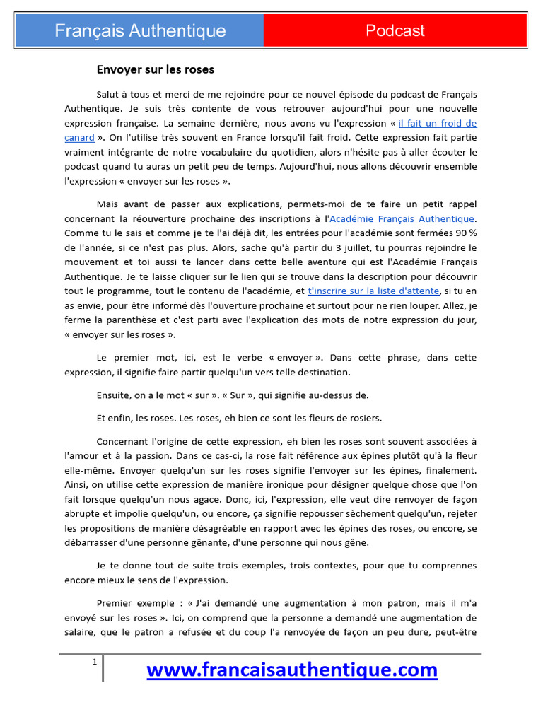 Envoyer+sur+les+roses | PDF