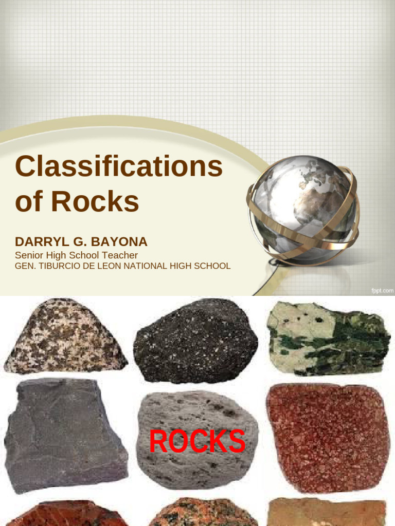 Lesson 4 - Classifications of Rocks | PDF