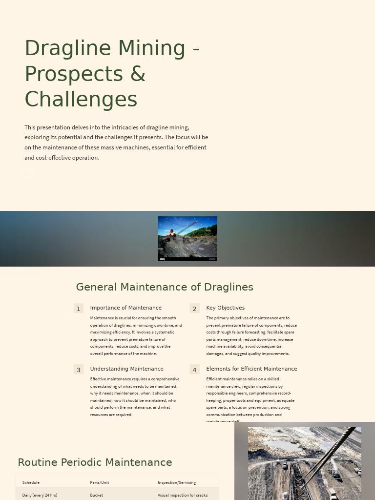 Dragline Mining Prospects and Challenges | PDF | Safety | Technology & Engineering