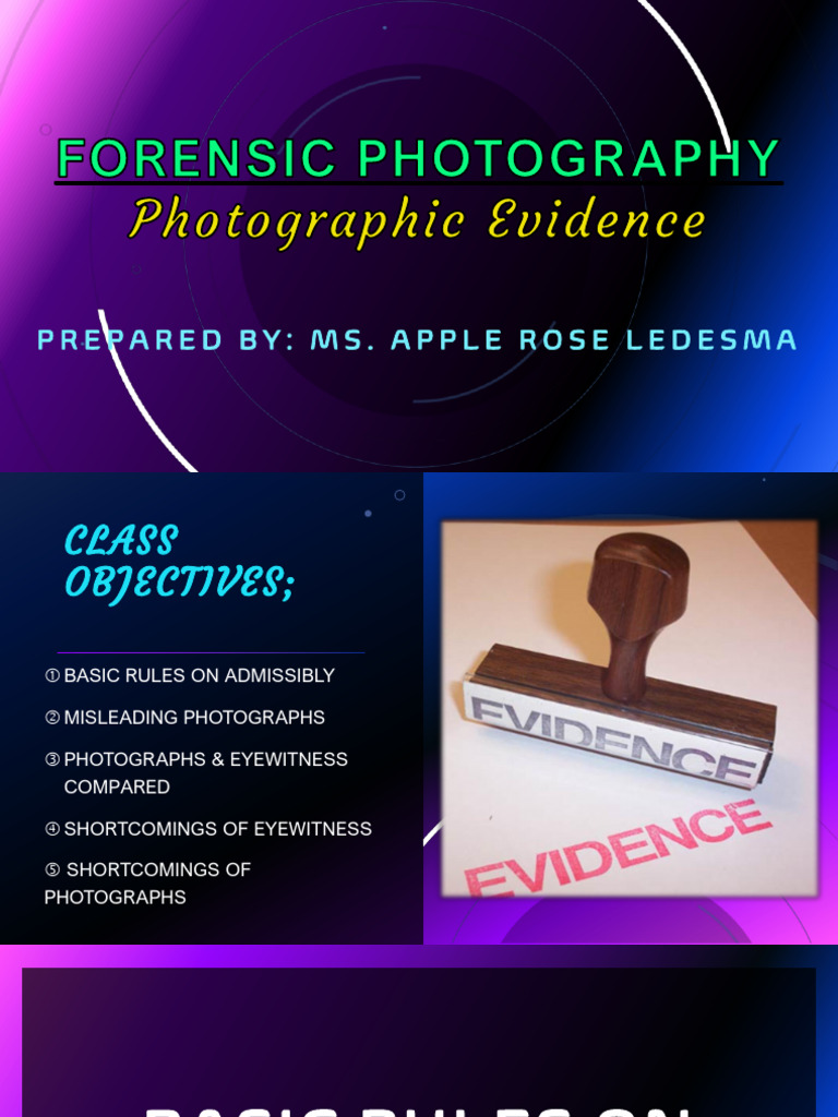 Forensic Photography | PDF