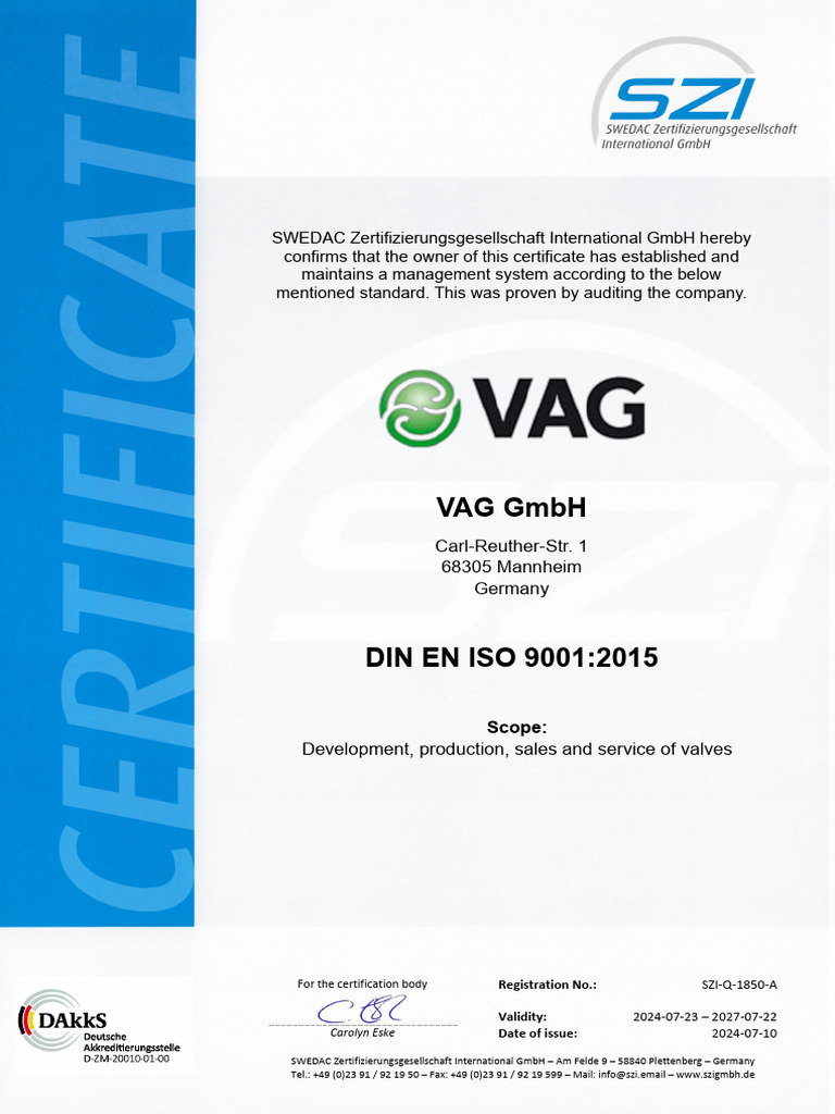 Iso 9001 - Vag | PDF
