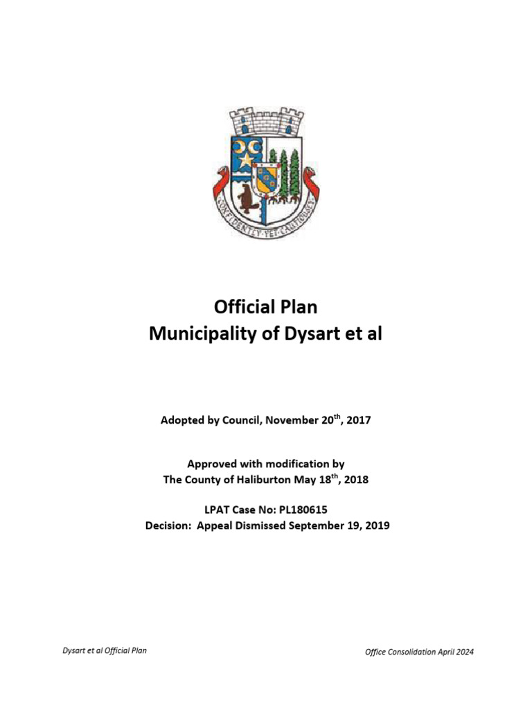 Dysart Official Plan | PDF