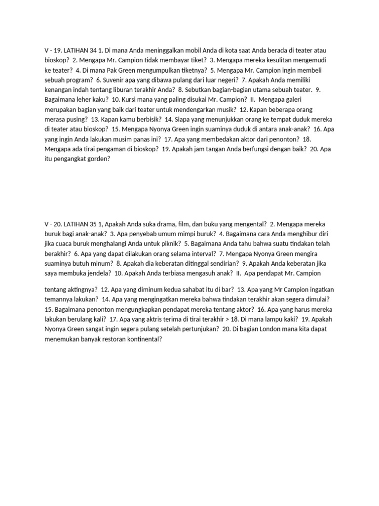 Bahasa Inggris Isma | PDF