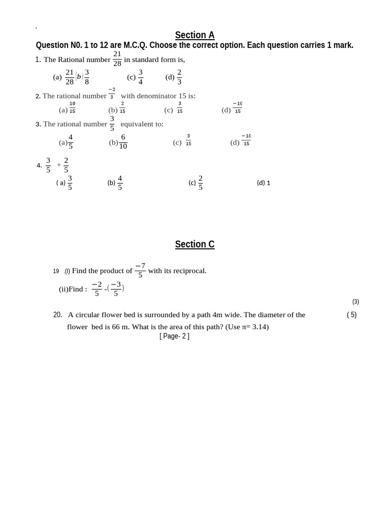 VII Maths PT-2 | PDF