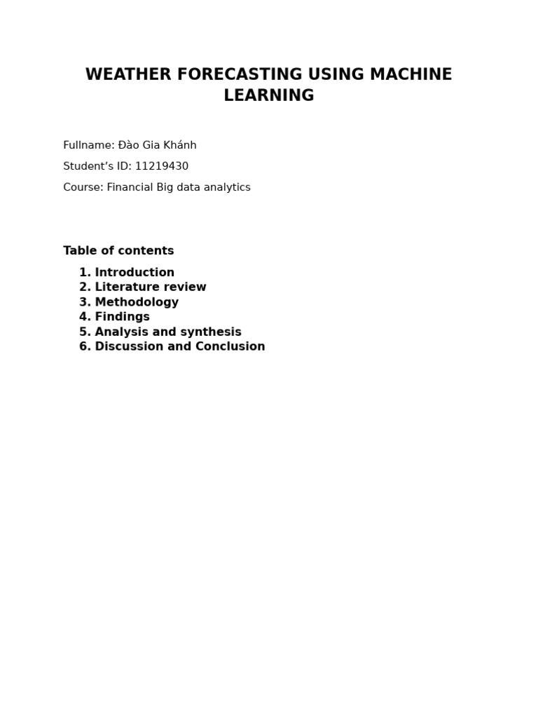 11219430_DaoGiaKhanh_Weather_Forecasting_using_MachineLearning | PDF