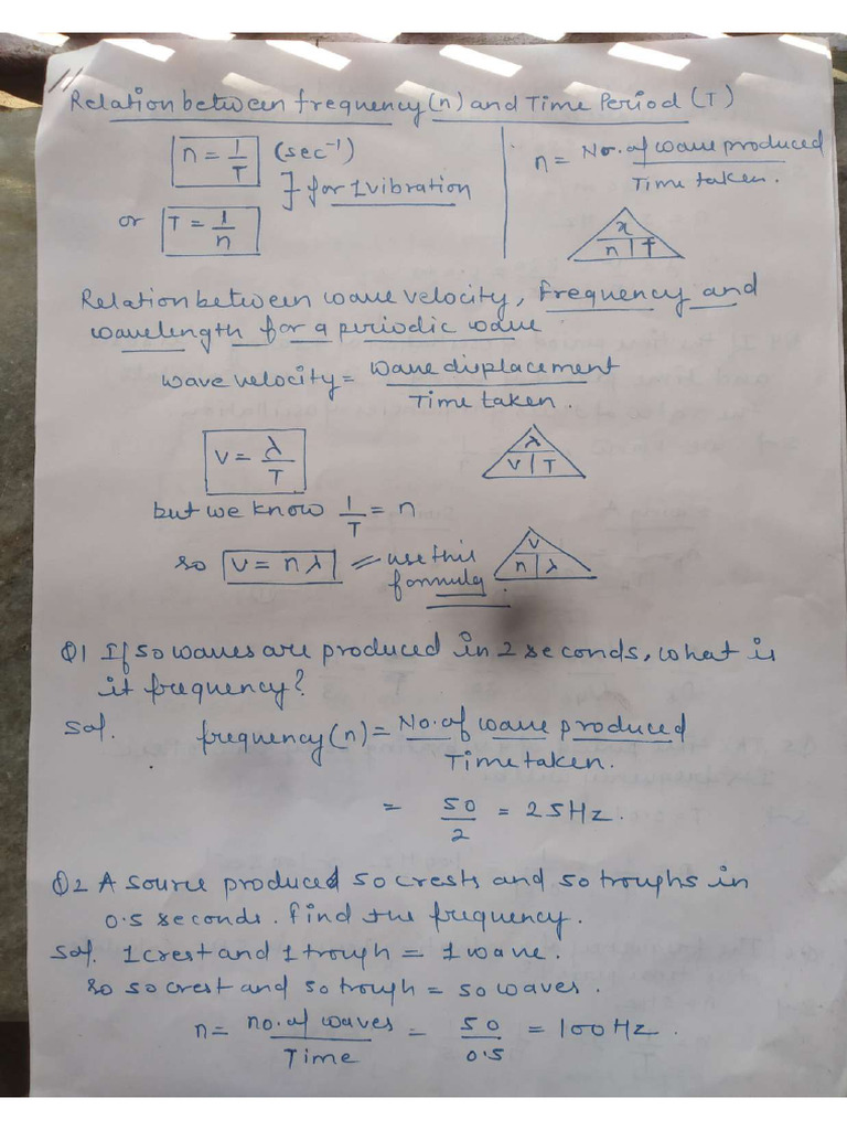 Sound Notes Handwritten Part 2 | PDF